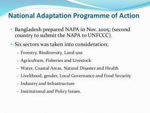 BANGLADESH CLIMEATE CHANGE STRATEGY AND NATIONAL ADAPTATION PROGRAMME ...