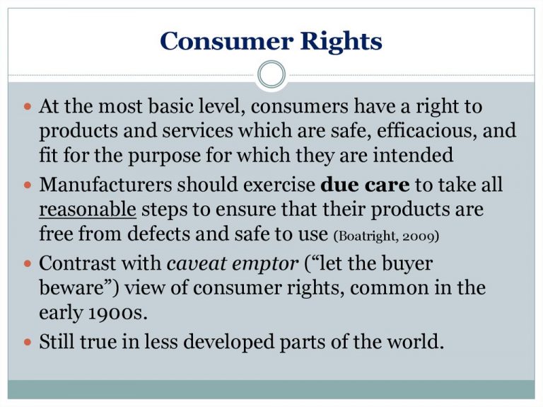 CONSUMERS RIGHTS AND BUSINESS ETHICS | The Lawyers & Jurists