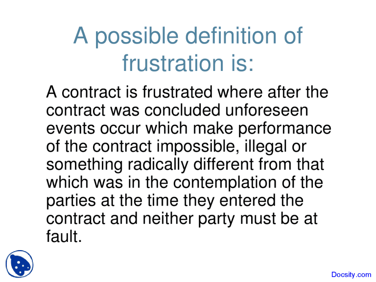 CONTRACT LAW ( PART 12 ) | The Lawyers & Jurists