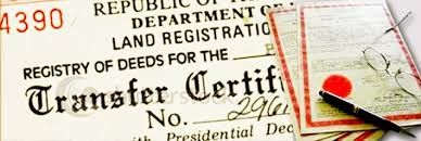 TRANSFER OF TITLE | The Lawyers & Jurists