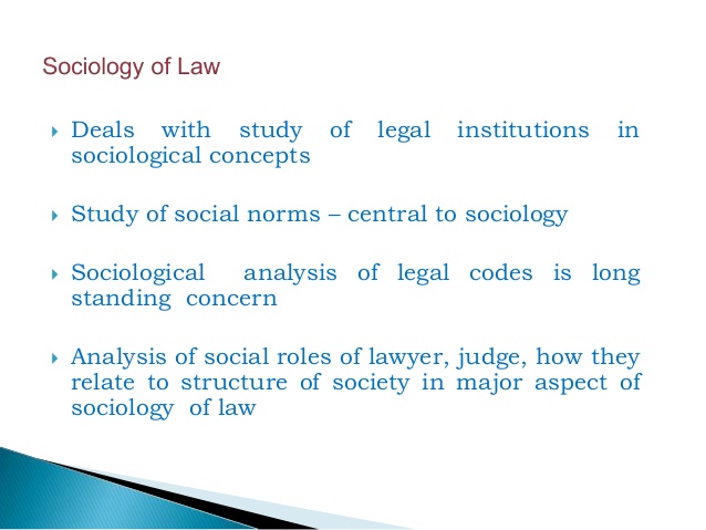 INTRODUCTION TO SOCIOLOGY OF LAW | The Lawyers & Jurists