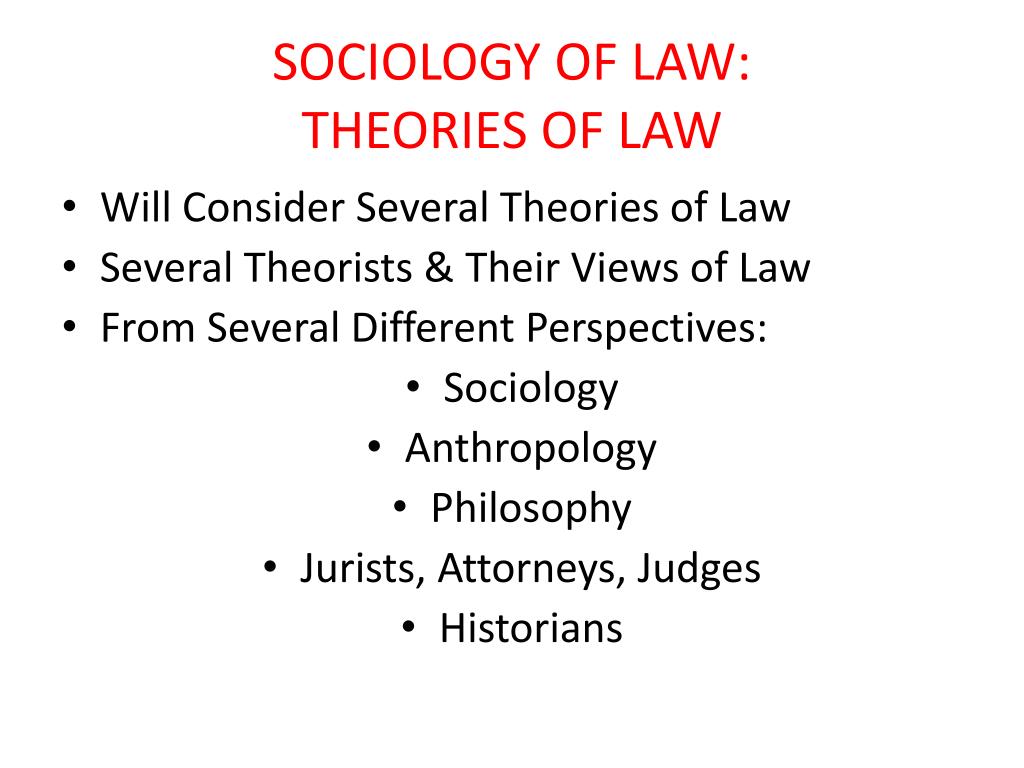 INTRODUCTION TO SOCIOLOGY OF LAW | The Lawyers & Jurists